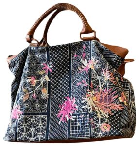 3j workshop by johnny was women's embroidered duffle bag, multi, os