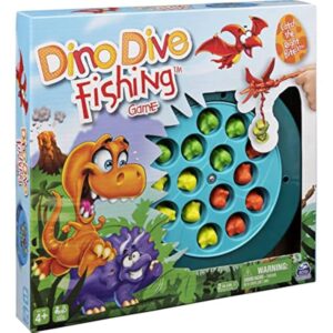 dino dive fishing board game