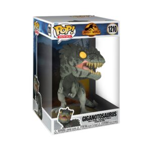 funko pop! jumbo: jurassic world dominion - giganotosaurus