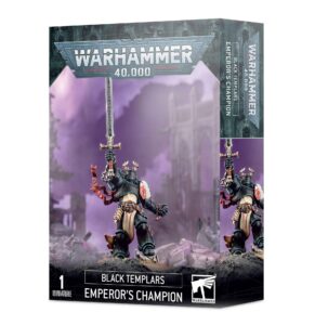 games workshop - warhammer 40,000 - black templars: emperor's champion