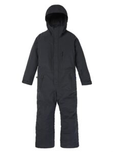 burton kids 2l one piece, true black, large