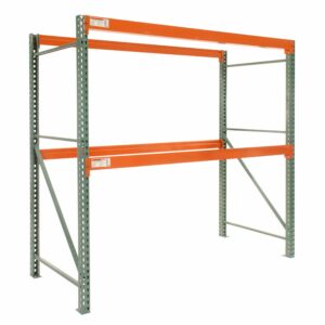 global industrial teardrop pallet rack starter, 120"w x 42"d x 144"h