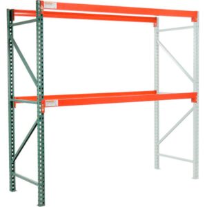 global industrial teardrop pallet rack add-on 120"w x 48"d x 120"h