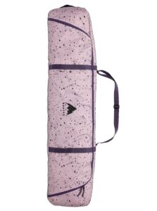 burton space sack board bag, elderberry spatter, 166