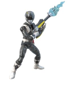 power rangers lightning collection 6-inch mighty morphin metallic black ranger collectible action figure toy with accessories f2352