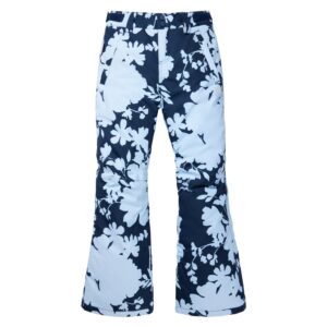 burton girls' sweetart pants, ballad blue camellia, x-large