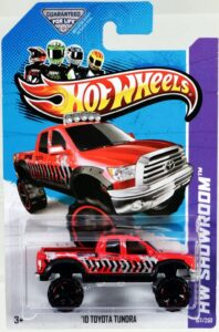 hot wheels '10 toyota tundra - showroom 167/250 red