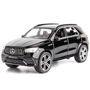 wakakac 1/32 scale benz amg gle 63s suv toy car, alloy diecast collectible pull back car model with light and sound toy vehicles for adults boys girls gift toy(black)