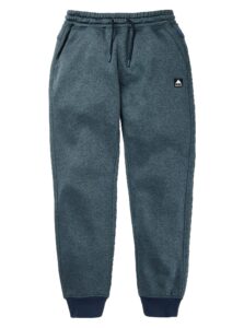 burton standard oak fleece pants, dress blue heather, s