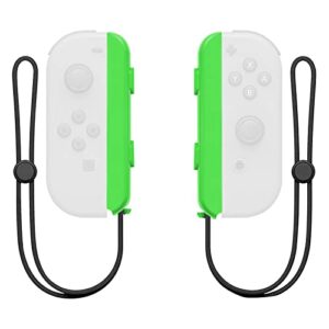 xberstar 1 pair portable controller carrying hand strap wrist rope for switch video games (green)