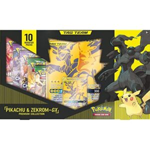 pokemon trading card game: pikachu and zekrom-gx premium collection (exclusive)