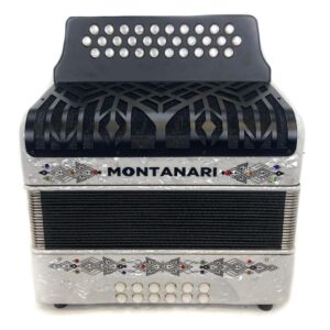 montanari vallenato accordion gcf white