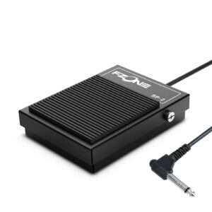 fzone compact sustain pedal for keyboards digital pianos synthesizers,tone modules,drum machines all metal heavy design,non-slip,with polarity switch