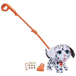 furreal poopalots big wags interactive toy dalmatian with 9 treats and poop scooper, for girls and boys ages 4 and up