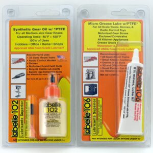 incredible ptfe lubes for improving slot car speed and performance (both analog & digital) all scales, all brands by labelle lubricants 102+106, also see listing for labelle slot car track cleaner