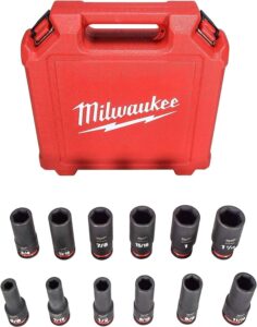 milwaukee socket set 6point sae dp 1/2in 49-66-7011