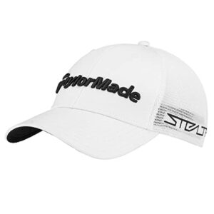 taylormade golf taylor made womens tour cage hat, white, large us