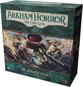 fantasy flight games arkham horror the card game the dunwich legacy investigator expansion | horror game | cooperative mystery game | ages 14+ | 1-2 players | avg. playtime 1-2 hours | made