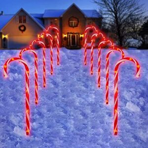 christmas candy cane lights,usb 10pcs garden light， christmas decor lawn candy cane lights， solar powered garden lights， home led for outdoor garden lighting