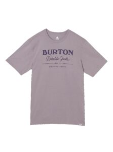 burton standard durable goods short sleeve t-shirt, elderberry, small