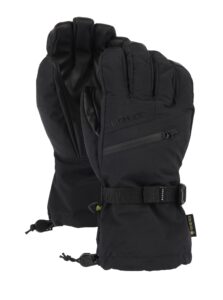 burton men's gore-tex gloves, true black, s