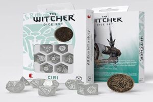 the witcher dice set. ciri - the lady of space and time