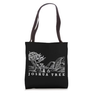 retro joshua tree gifts desert palm nature cactus springs tote bag