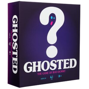 big g creative: ghosted - social deduction game, 3-6 players, ages 10+, 30 minute gameplay, multi