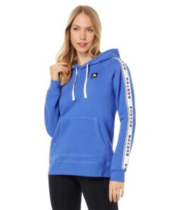 burton women's standard lost things pullover hoodie, amparo blue, small