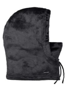 burton cora hood, true black, helmet size