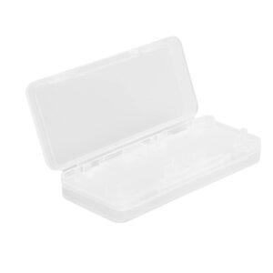 4 in 1 game card case for switch, portable clear protective cartridge holder carrying storage case box, for game cards(clear)