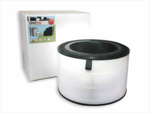 goodvac replacement h13 true hepa filter compatible with lg puricare 360 (not aerotower) air purifiers as560dwr0