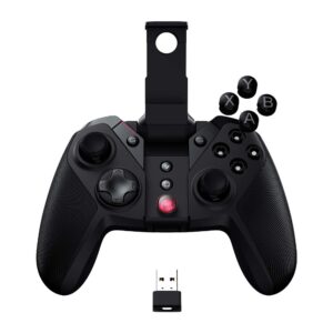 gamesir g4pro wireless controller for pc/android/ios/switch nintendo, pc cpntroller with manmagnetic abxy, six-axis gyroscope, dual asymmetric motor compatible with apple arcade and mfi games