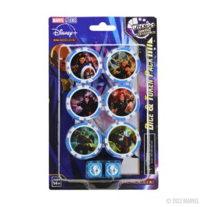 marvel heroclix: marvel studios disney plus dice & token pack