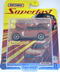 matchbox - superfast - 2018 rang rover vogue se - #10 gkp48