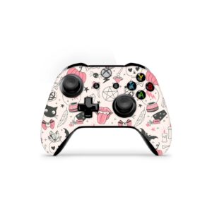 zoomhitskins controller skin compatible with x1 s and x1 x, vinyl sticker technology, magical pink cartoon mystery art, durable, bubble-free, goo-free, 1 skin, made in the usa