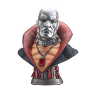 diamond select toys g.i. joe: a real american hero: destro legends in 3-dimensions 1:2 scale bust, multicolor, 10 inches