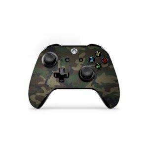 zoomhitskins controller skin compatible with x1 s and x1 x, vinyl sticker technology, green army design camouflage kaki pattern, durable, bubble-free, goo-free, 1 skin, made in the usa