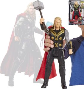 theavengers 12-inch tall electronic thor action figure