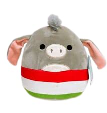 squishmallow kellytoy official 7 jason the donkey viva la mexico fiesta squad