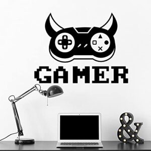 gamer wall decal game decal controller sticker boy room decor game joystick decal video game removable customized for a 76x57cm