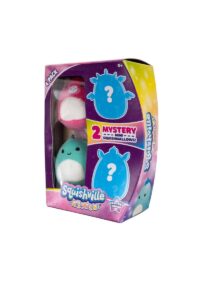 squishmallows squishville fantasy squad 2-inch mini plush 4-pack set (bright squad) 2 inches