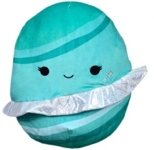 squishmallows 8" hugo the blue planet saturn stuffed plush space squad