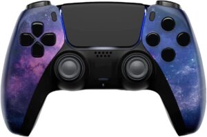 moddedzone wireless controller for ps5 with exclusive and unique designs compatible with playstation 5 and pc - the ideal christmas gift for gaming enthusiasts - expertly crafted in usa(nebula galaxy)