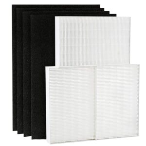 hpa300 hepa filter replacement compatible with honeywell hpa300 series air purifiers model hpa300, hpa304, hpa8350, hpa300vp replace hrf-r3 (3 true hepa filter + 4 activated carbon filter)