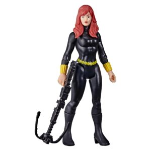 marvel legends series 3.75-inch retro 375 collection black widow action figure toy, 1 accessory