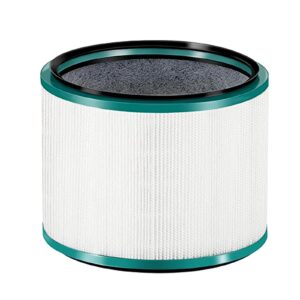 turpow air purifier filter replacements for dyson hp01, hp02, hp03, dp01, dp02 desk purifiers, replaces part no.968125-03, compatible with dyson pure hot cool link fans filter