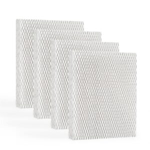 uknesfrod humidifier filter t replacement for part # hft600, hft600t, hft600pdq compatible with honeywell humidifier hev615 hev620-4pack