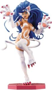 kotobukiya darkstalkers: felicia bishoujo statue, multicolor