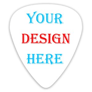 custom 12 pcs guitar pick, personalized add your image text light medium thin unique guitar pick for bass, electric & acoustic guitars